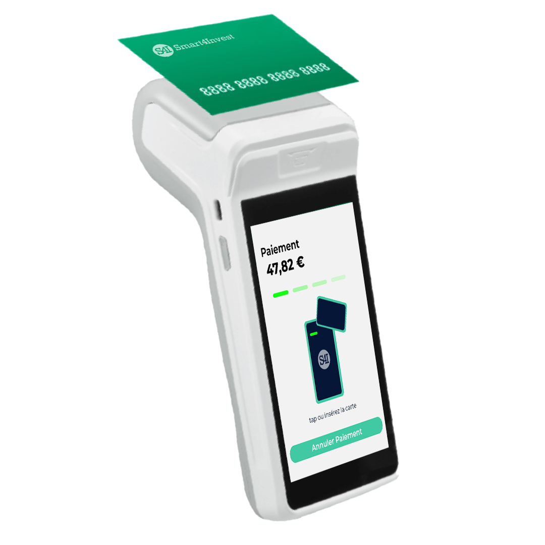 Smart PRO -Terminal de paiement avec imprimante - àpd 0,04€